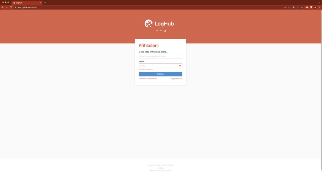 Nejčastější dotazy - LogHub.cz